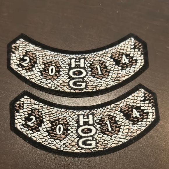 Harley-Davidson | Other | Harley Davidson Snake Pattern Hog Patches ...